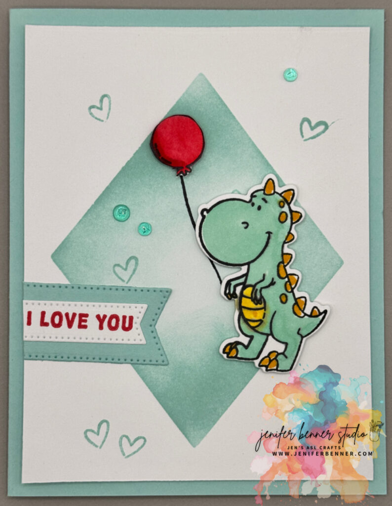 March Ink, Stamp & Repeat: Darling Dinos | Week 2 – The Jenifer Benner